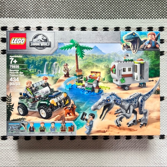 Lego | Toys | Lego Jurassic World Baryonyx Face Off The Treasure Hunt ...